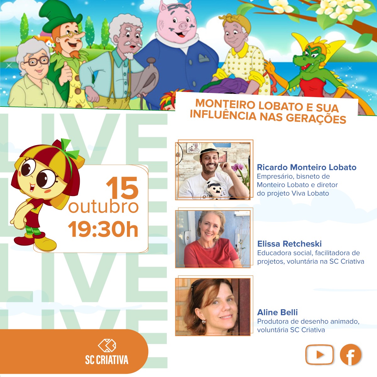 Belli Studio participa dia 15 de outubro de live sobre Monteiro Lobato ...